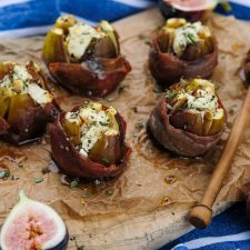 Rosemary Goat Cheese Stuffed Figs | Everyday Gourmet with Blakely